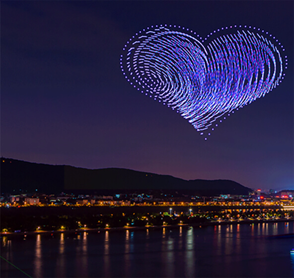 Drone Light Show Company-DIY Drone Light Show Performance-深圳市高巨创新科技